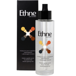ETHNE Kosmetyczne serum peptydowe zapobiegające i odwracające siwienie ...